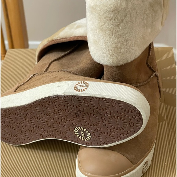 UGG | Shoes | Brand New Ugg Delaine Sheepskin Lining Midcalf Chestnut ...